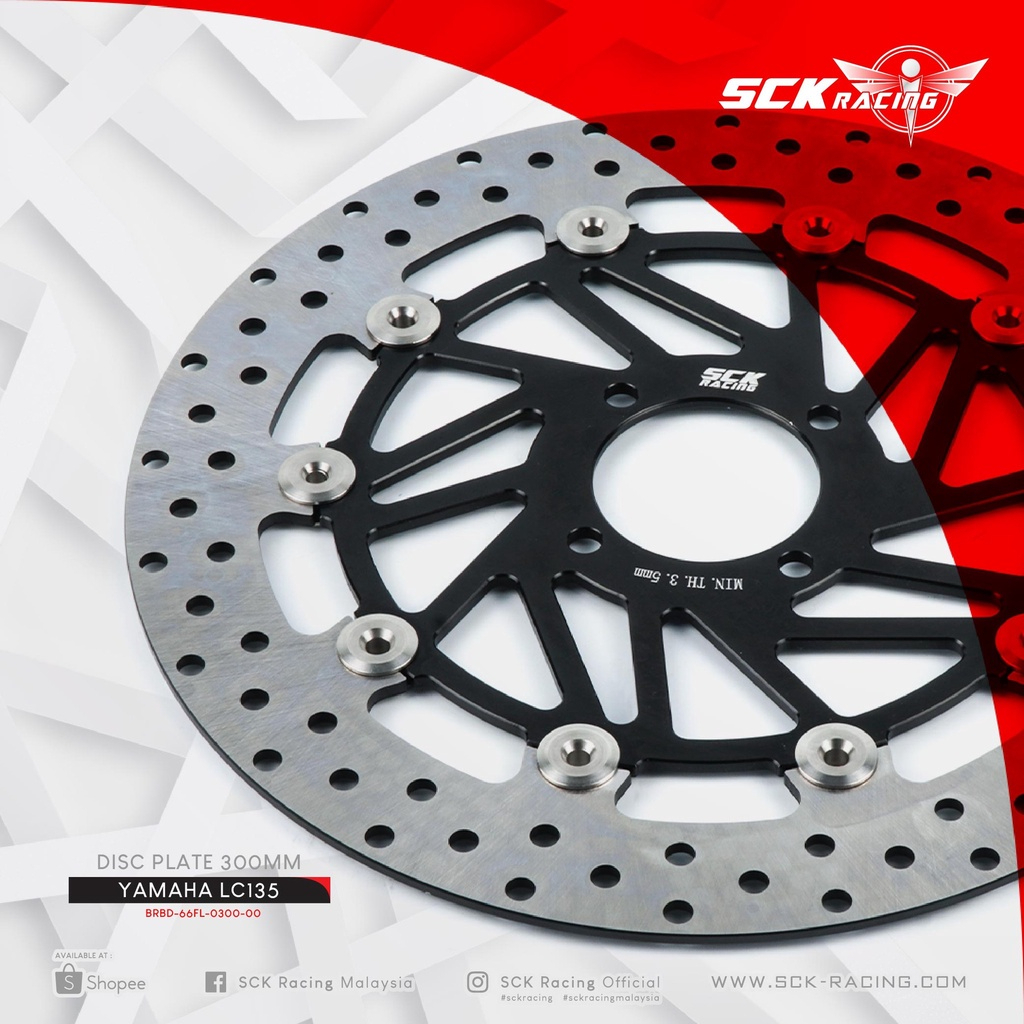 SCK RACING FLOATING BRAKE DISC (LC135 267mm/ 300mm) | Shopee Malaysia