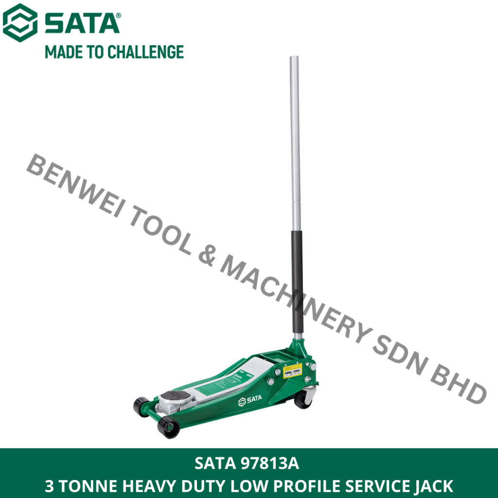 (ND) SATA 97813A 3T HEAVY DUTY LOW PROFILE SERVICE JACK / HANDJACK ...