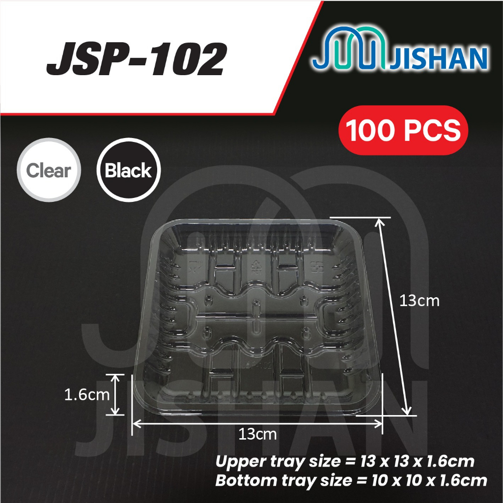 [100pcs] Multisize Plastic Food Open Tray / Fruit, Vegetable, Steamboat ...