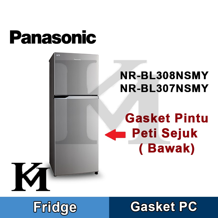 Panasonic Fridge Gasket Door PC NR-BL307 / NR-BL308 (Gasket Pintu Peti Sejuk) | Shopee Malaysia