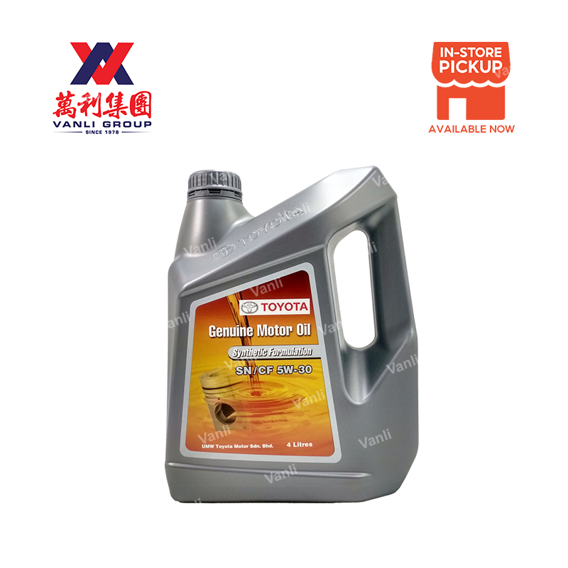 Toyota Engine Oil Genuine Semi Synthetic 5W30 / 10W40 Engine Oil ...