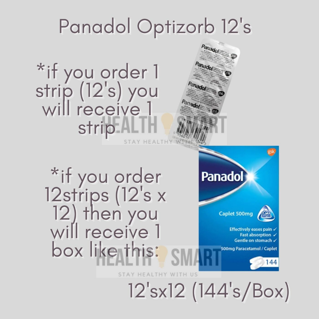Panadol Actifast 10's / Panadol Optizorb 12's / Panadol Coated 500mg 10 ...