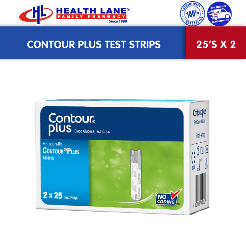 Contour Plus Test Strips (2 x 25's) | Shopee Malaysia