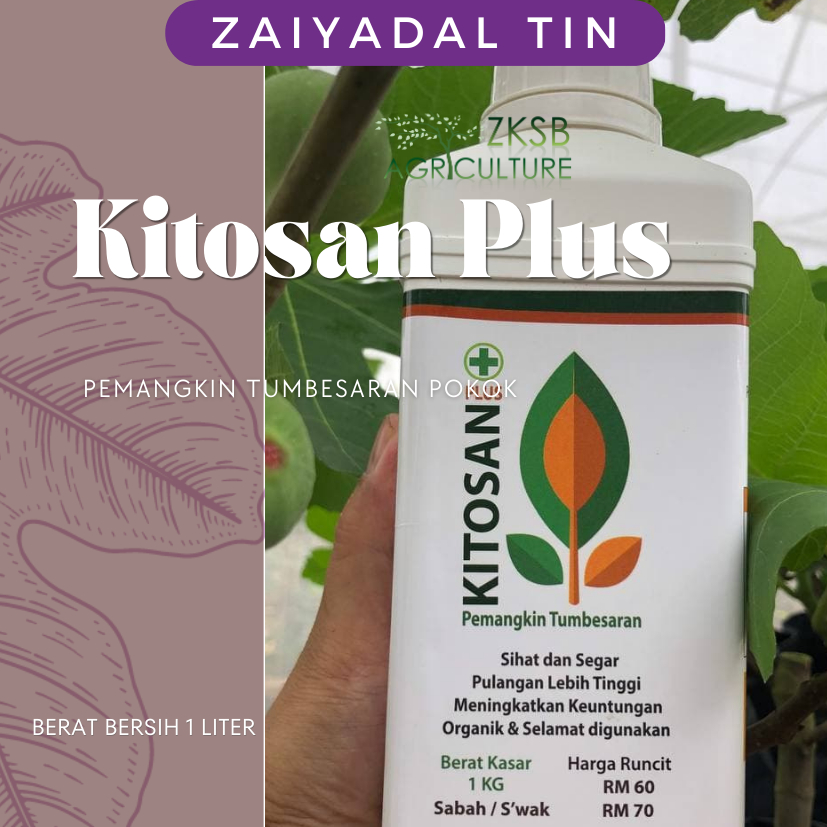 Kitosan Plus, Pemangkin Tumbesaran, 1kg | Shopee Malaysia