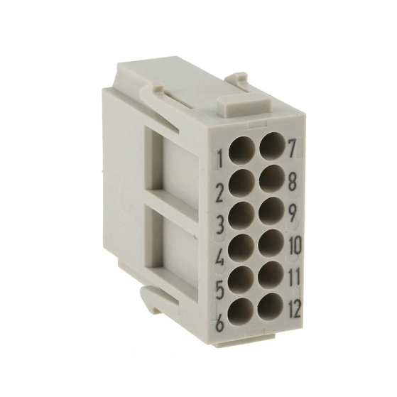 HARTING 09140123001 Heavy Duty Power Connector Module, 10A, Male, Han-Modular Series | Shopee ...