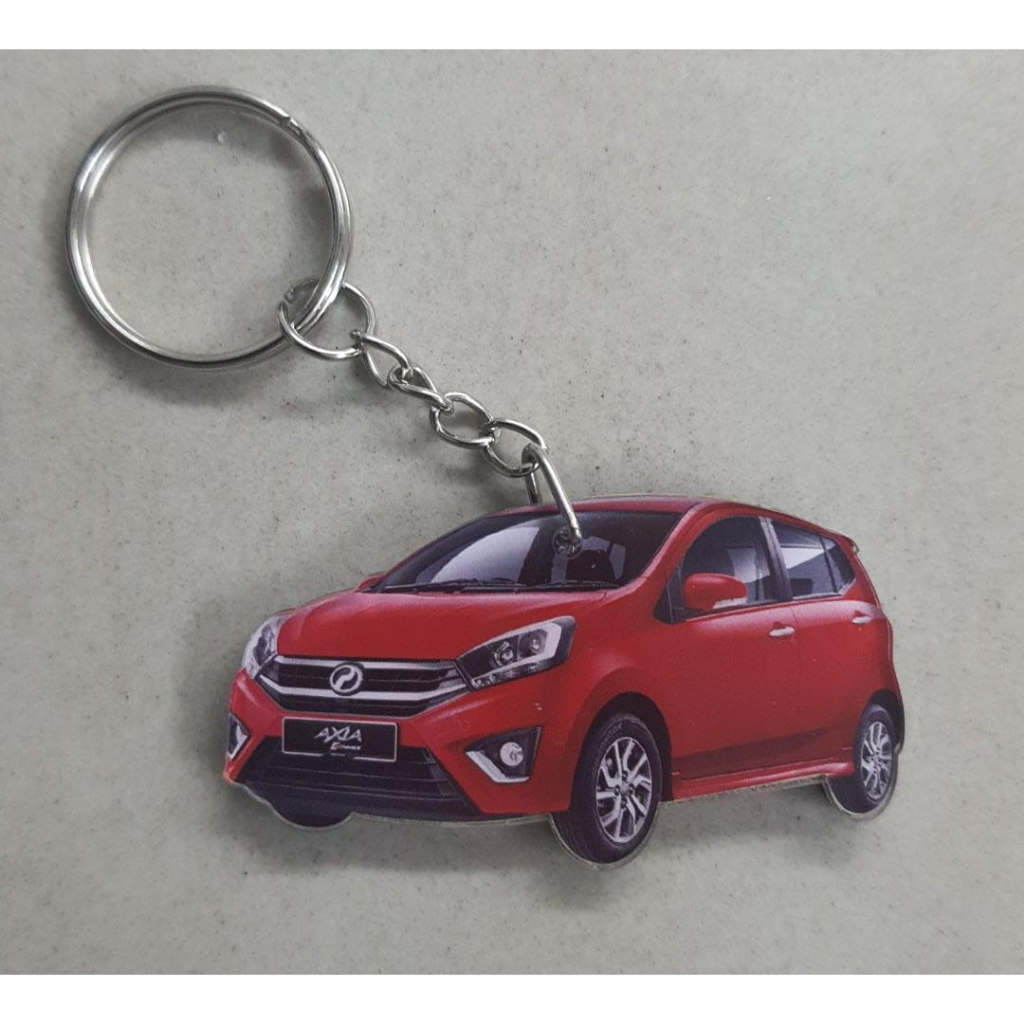 perodua axia red advance keychain 2d | Shopee Malaysia