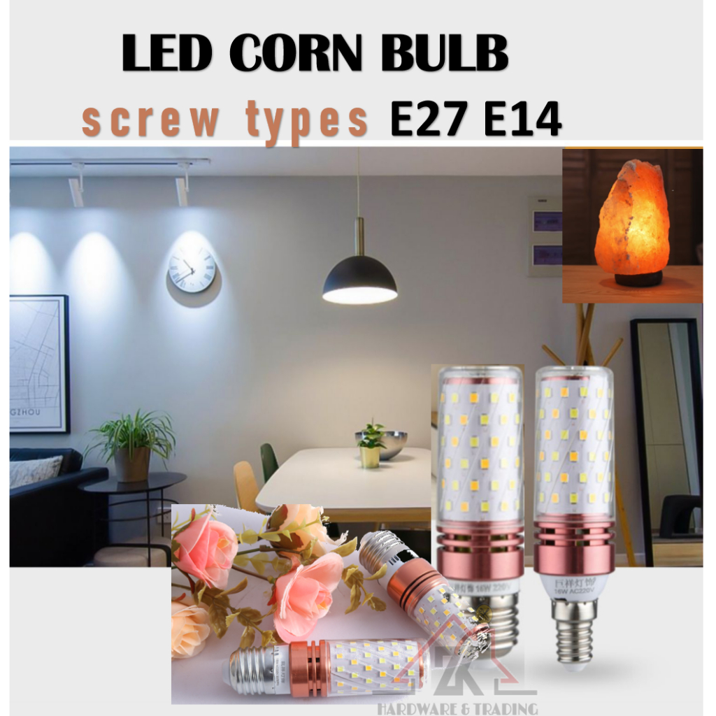LED E14 Bulb Lampu Garam E27 Corn Bulb Led 220V 12W Mentol Lampu LED Rumah Garam Lampu | Shopee ...