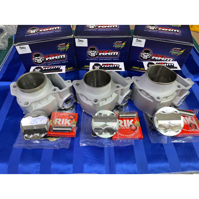 HHM LC135 Y15ZR Block 57mm FZ150 Ceramic Racing Blok Kit Set Forged ...