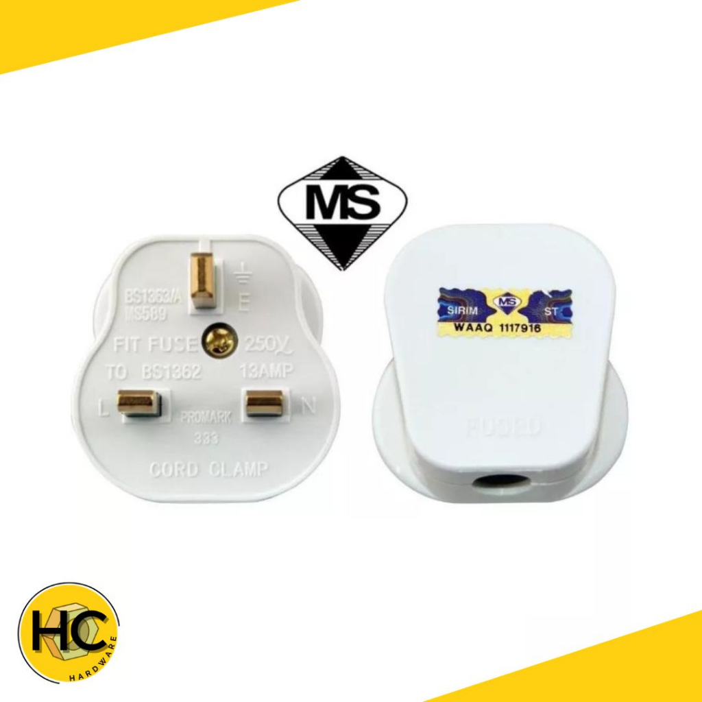 13A UMS Plug Top Sirim UK Standard Plugtop PVC Box Surface Nut Box ...