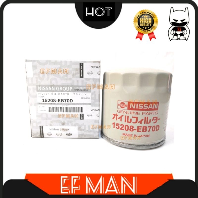 NISSAN NAVARA D40 D23 NP300 URVAN E26 OIL FILTER 15208 EB70D O 3137 READY STOCK | Shopee Malaysia
