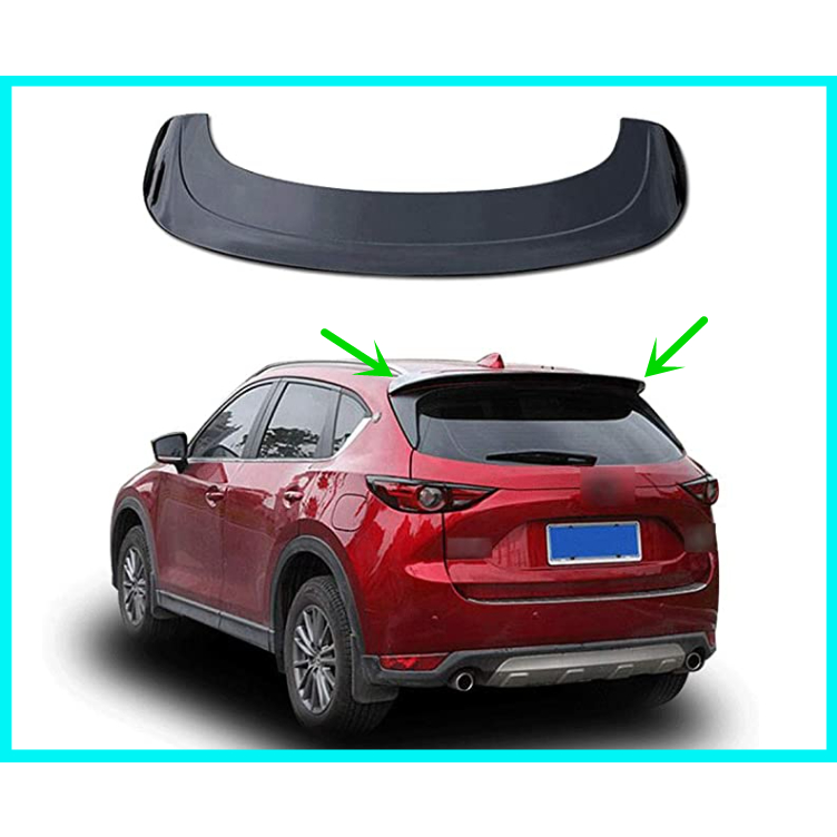 Mazda CX5 CX-5 2017-2022 ABS Rear Roof Spoiler With Paint (Gloss Black ...