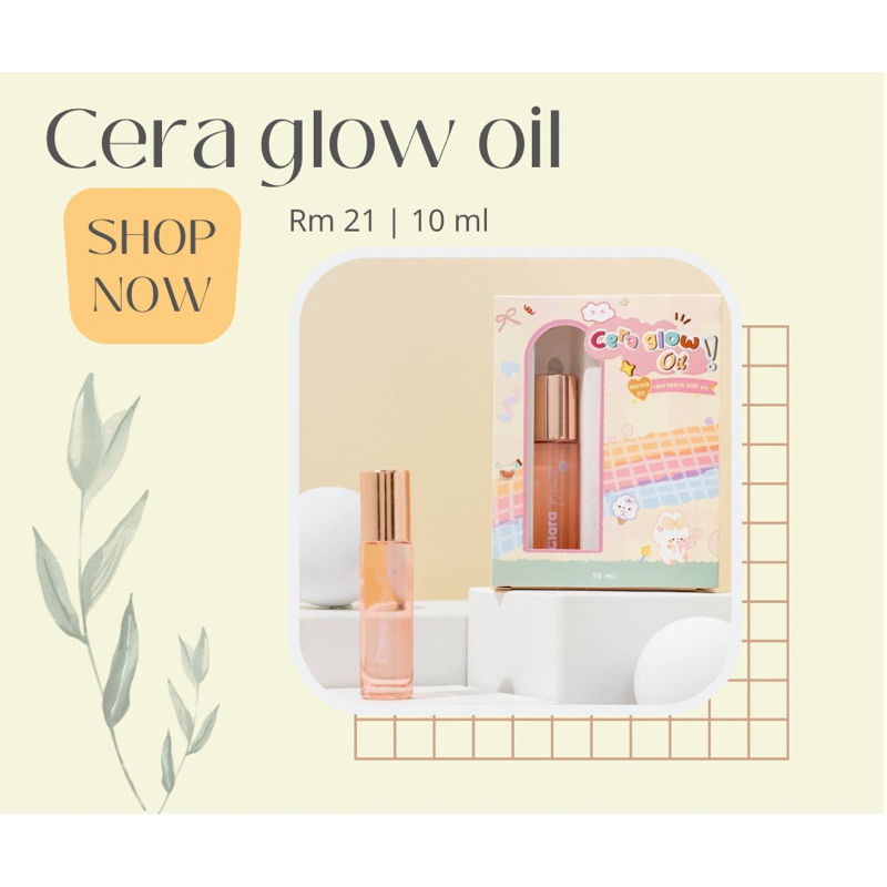 CERA GLOW OIL BY CLARABEAUTE | Shopee Malaysia