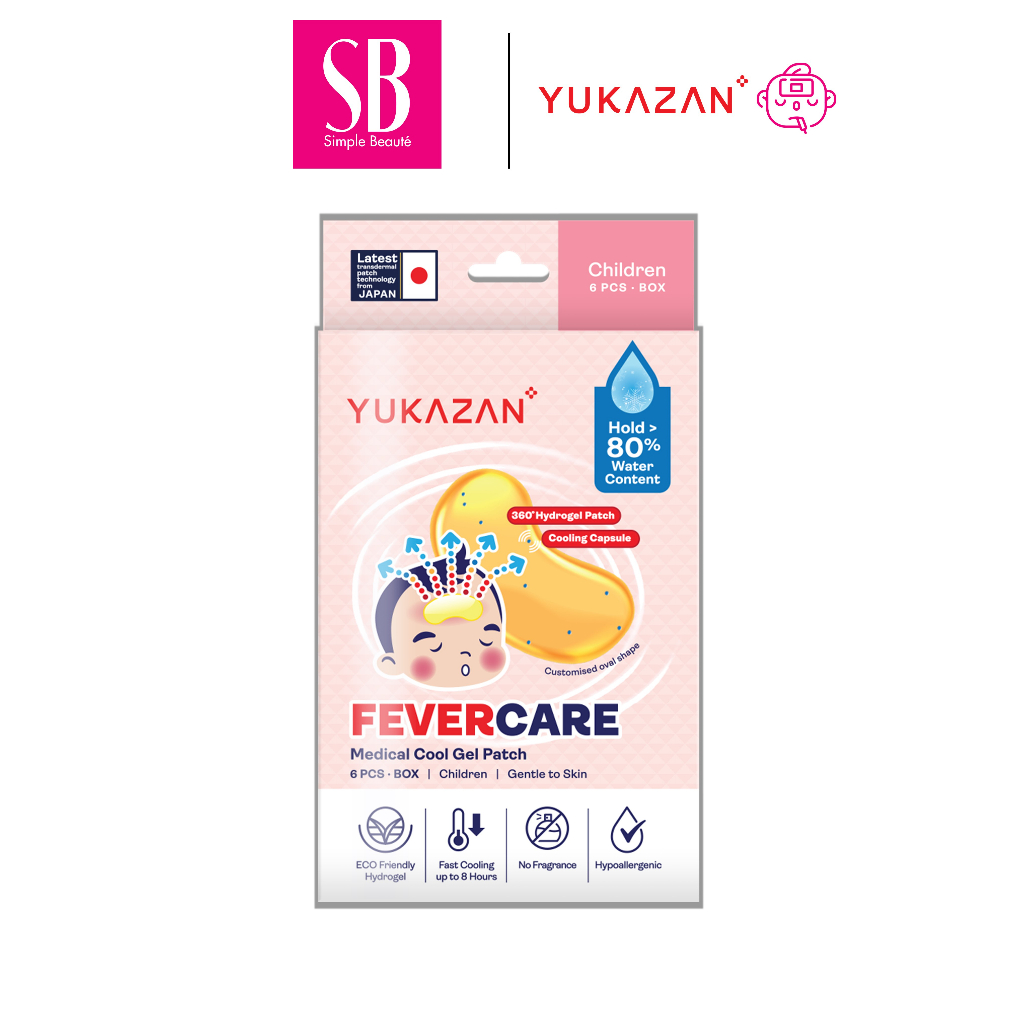 [EXP AUG 2025] Yukazan Children Fevercare Medical Cool Gel Patch Fever ...