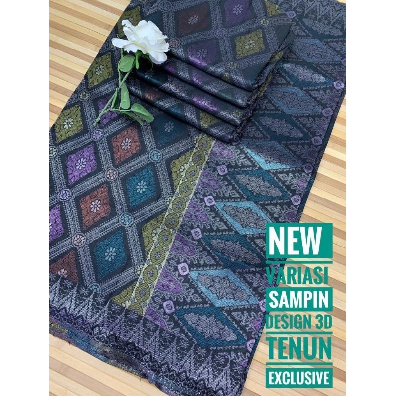 sampin New Variasi Design 3D Tenun exclusive | Shopee Malaysia