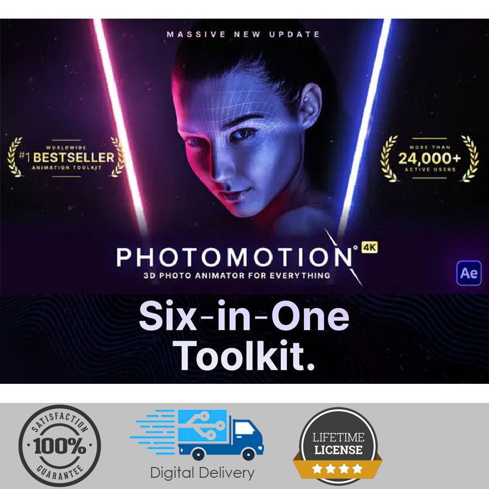 Photomotion - 3D Photo Animator 6 in 1 toolkit (win & mac) | Shopee ...