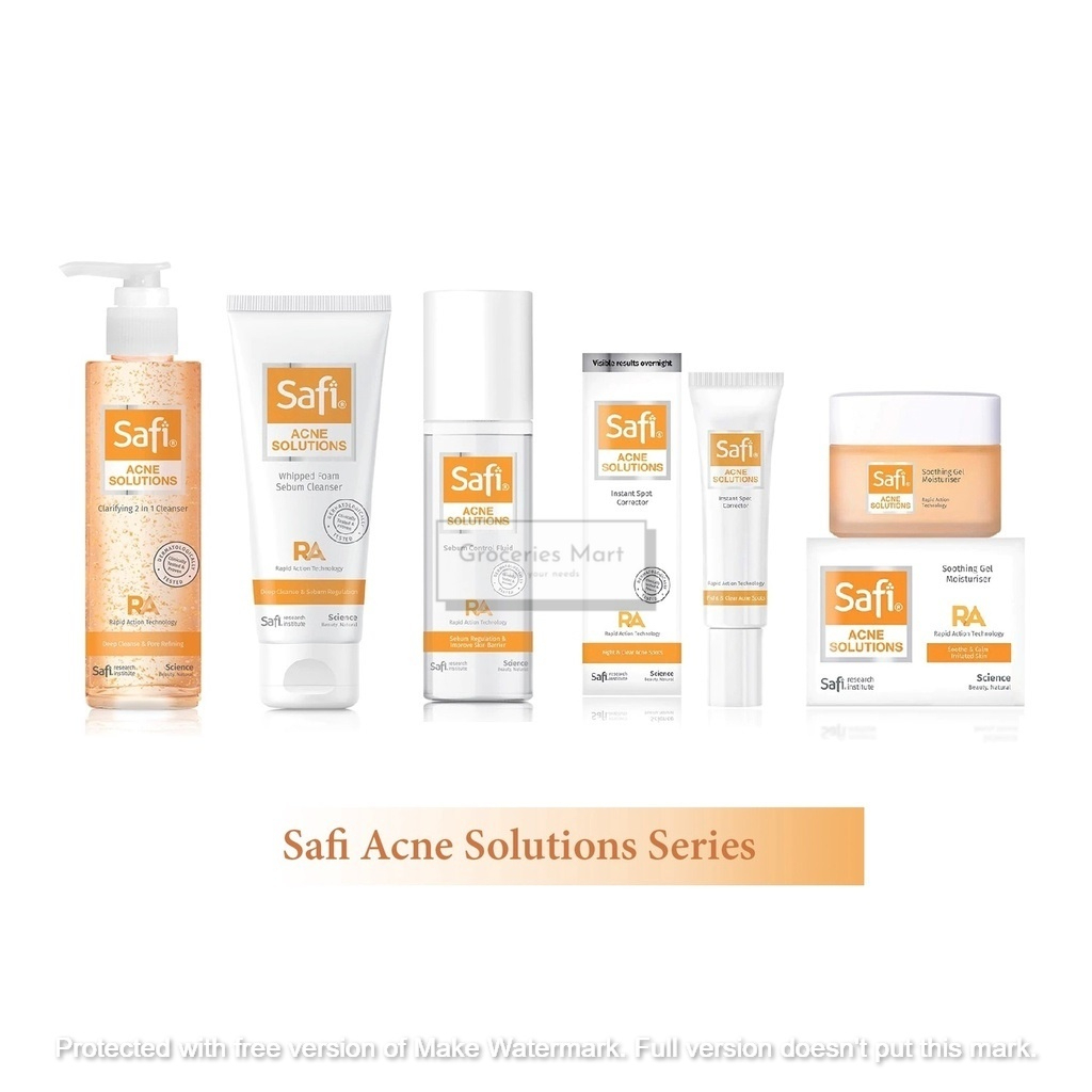 SAFI Acne Solution - Clarifying 2in1 | Micellar Gel Cleanser/Sebum ...