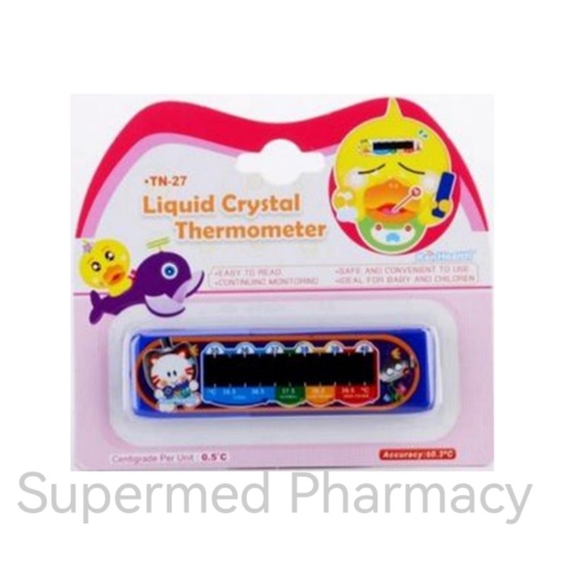 Liquid Crystal Thermometer (Reusable, Random Pattern) | Shopee Malaysia
