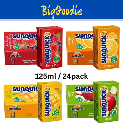 [BFD] Sunquick Fruit Drinks 125ml x 24pack | Shopee Malaysia
