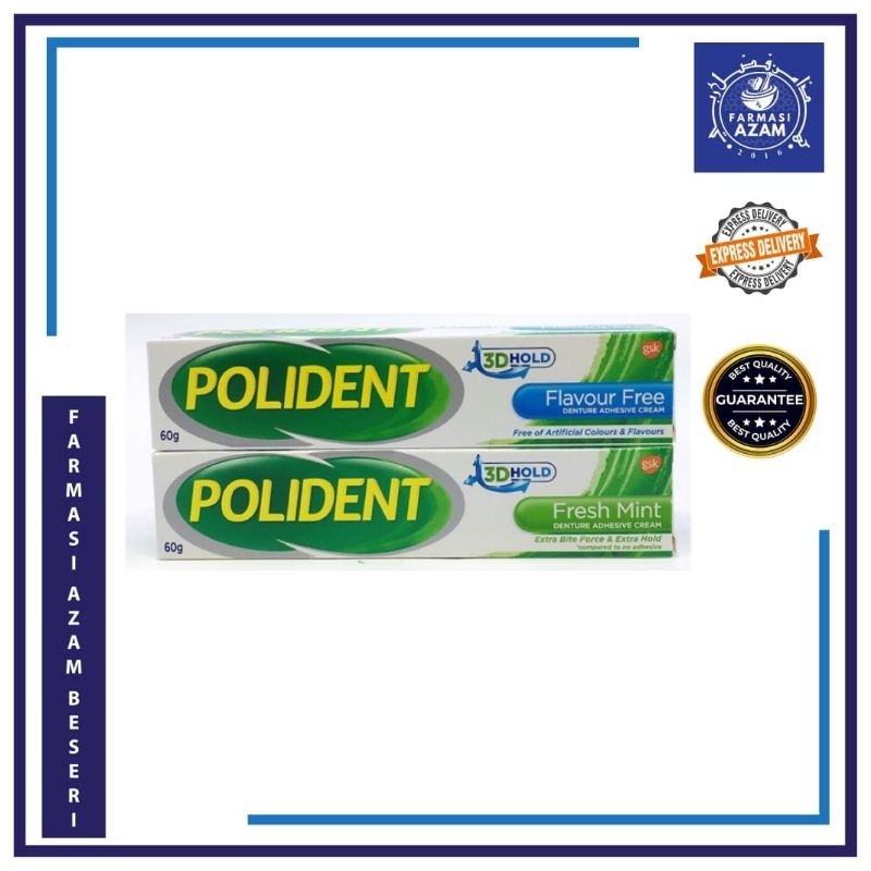 Polident Denture Adhesive Cream 60g | Shopee Malaysia