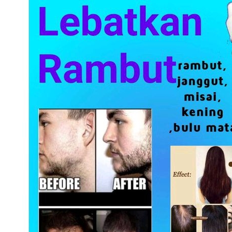 **ready stok**pelebat rambut /pelebat misai/pelebat janggut /pelebat ...