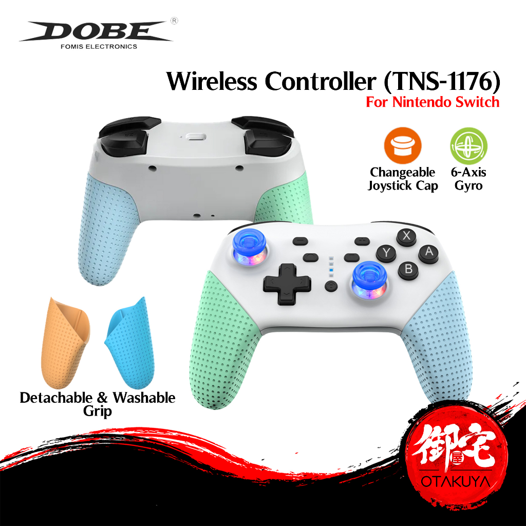DOBE Nintendo Switch OLED/V2 Bluetooth Wireless Controller With Turbo Button | Shopee Malaysia