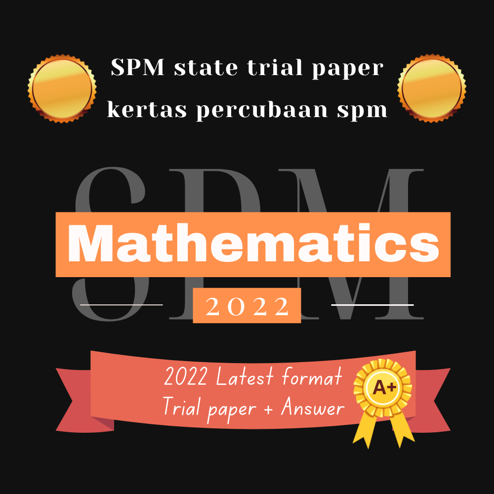 SPM 2022 Mathematics State trial papers(Percubaan) in PDF | Shopee Malaysia