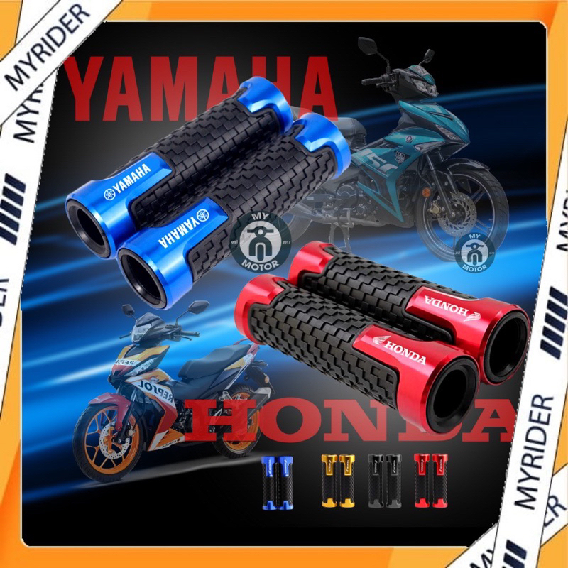 Handle Grip Balancer Alloy Motor Honda Cnc 2 in 1 Set Rsx150 Wave ...