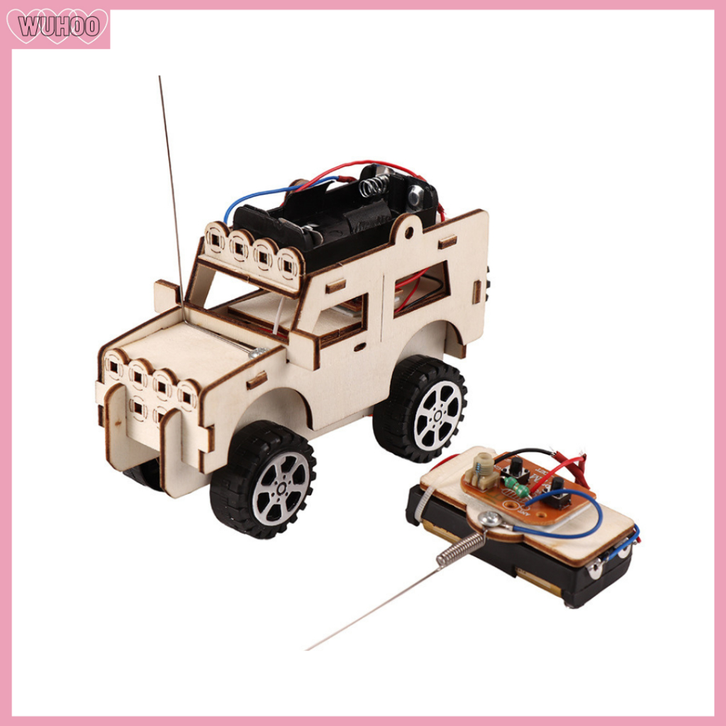 DIY Assembled RC Racing Car Model Kit Wooden Kids Science Materials ... DIY Assembled RC Racing Car Model Kit Wooden Kids Science Materials ...