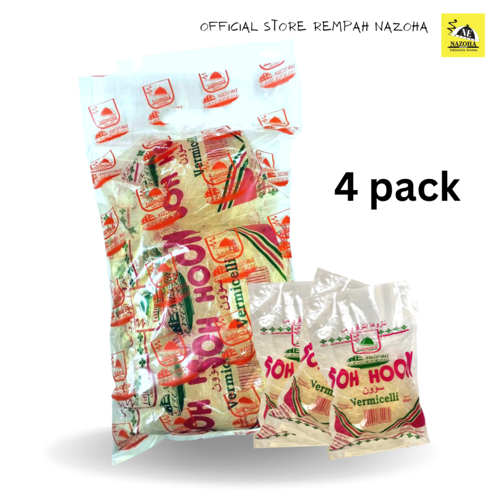4 pack Soh Hoon Vermicelli /Glass noodle 60g | Shopee Malaysia