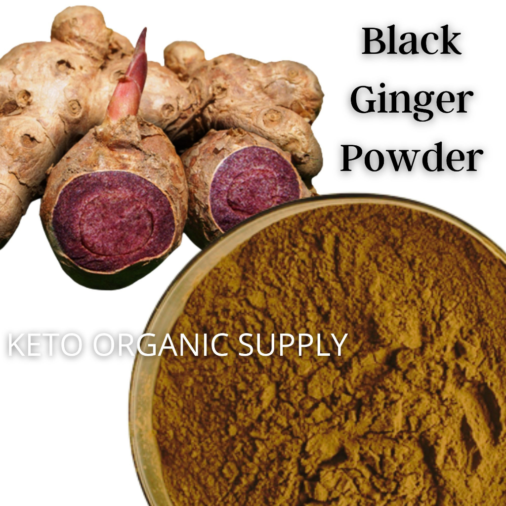 Black Ginger Powder Extract 黑姜粉 30g - 250g Black Turmeric / Ekstrak ...