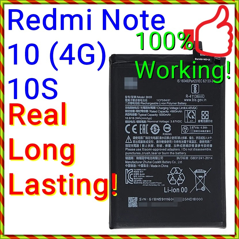 (Support 33W Fast Charge) NEW ORI Long Lasting Stable Battery BN59 for ...