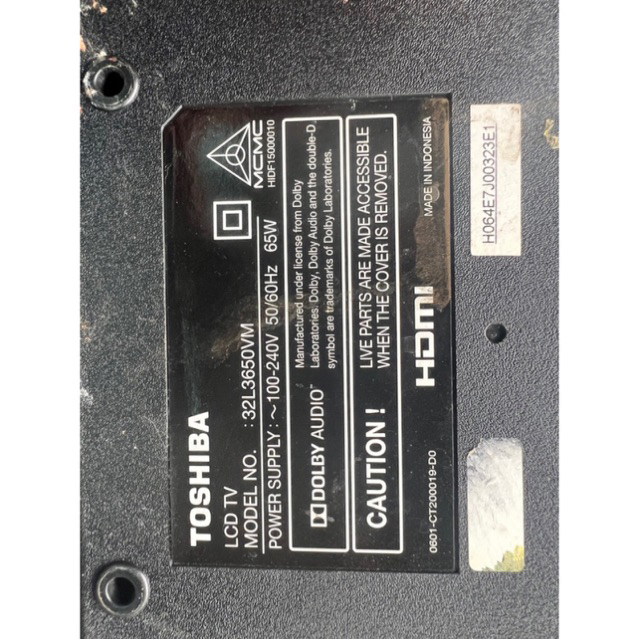 toshiba 32L3650VM | Shopee Malaysia