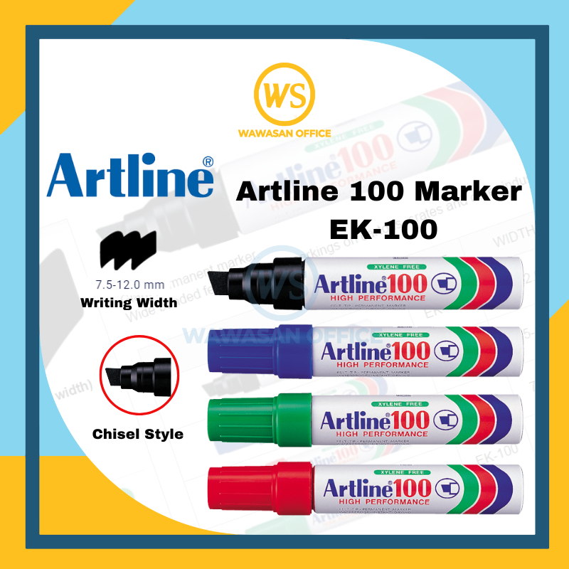 Artline 100 Permanent Marker /Big Marker Pen / Permanent Marker ...