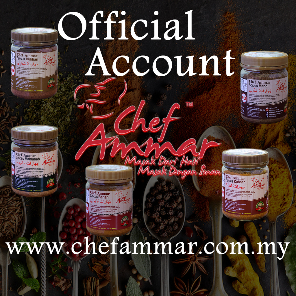 Chef Ammar™® Arabic Spices (140g) 100% Original Product { Mandi , Kabsah, Beriani , Makloubah ...