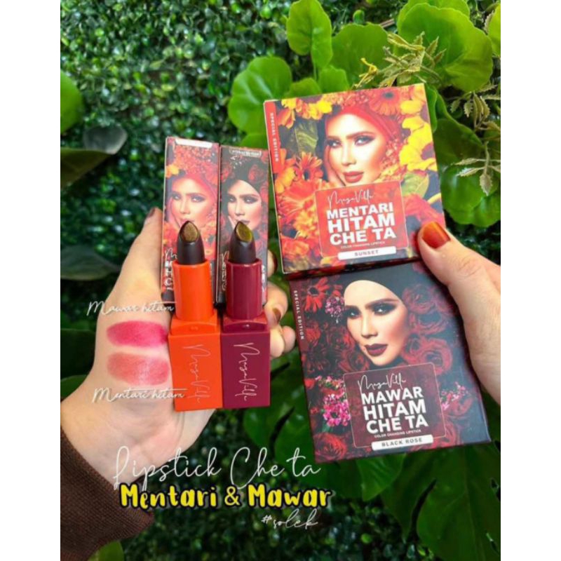CHE TA LIPSTICK MAWAR / MENTARI 🔥 | Shopee Malaysia