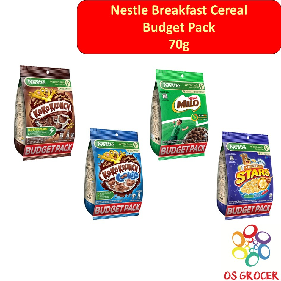Nestle Breakfast Cereal 70g ( Honey Star, Milo, Koko Krunch ) | Shopee ...