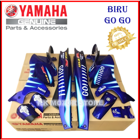 (HLY !!!) YAMAHA Y125 Y125ZR 125ZR COVERSET COVER SET BODY COVER BIRU ...