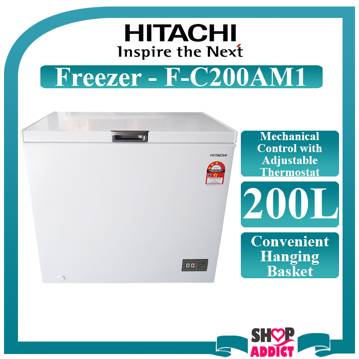HITACHI Chest Freezer 200L F-C200AM1/ Peti Sejuk Beku | Shopee Malaysia