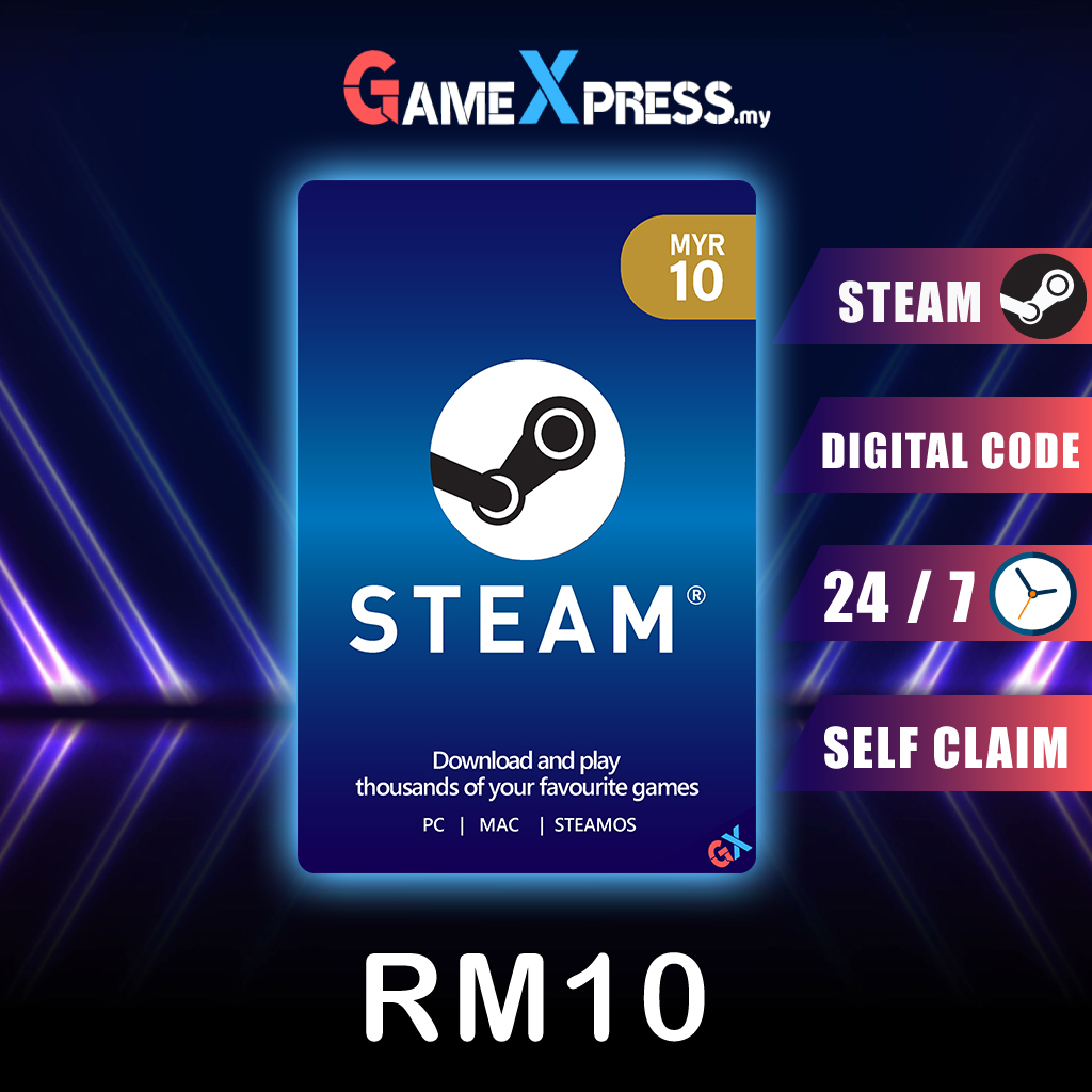 [24/7 Self Claim / Email] Steam Wallet MYR RM5 RM10 RM20 Digital Prepaid Code [GameXpress ...