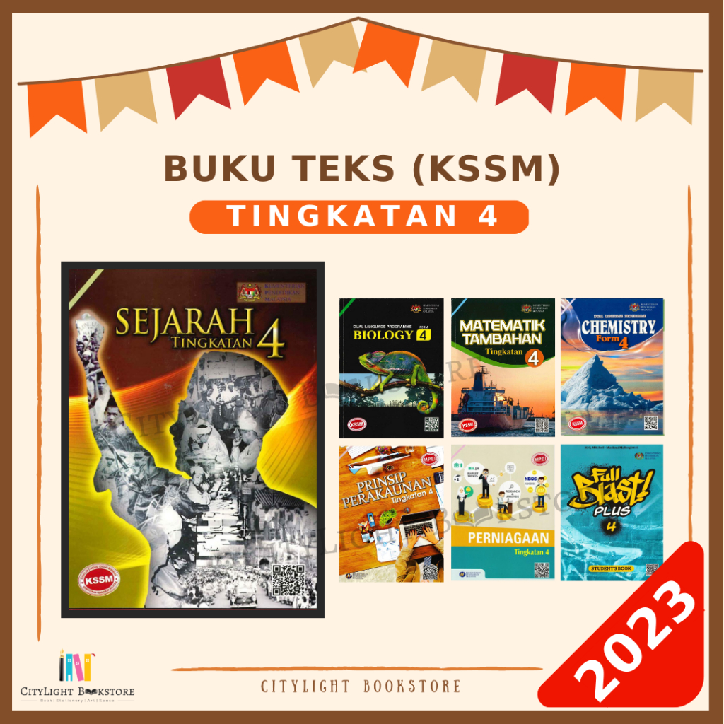 [CITYLIGHT] Textbook: Buku Teks Tingkatan 4 KSSM | Shopee Malaysia