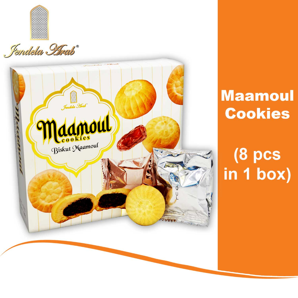 Jendela Arab Maamoul Cookies in Box 8pcs / Jendela Arab Maamoul ...
