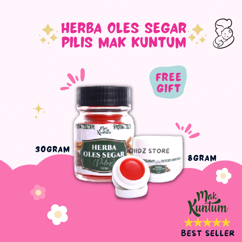 BALM PILIS MAK KUNTUM | HERBA OLES SEGAR | KRIM PILIS | PILIS | PILIS ...