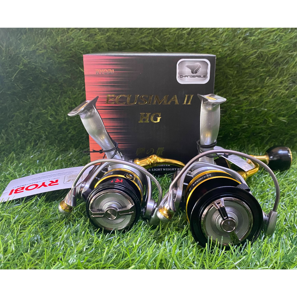 RYOBI ECUSIMA II HG SPINNING REEL 2000/4000/5000 | Shopee Malaysia