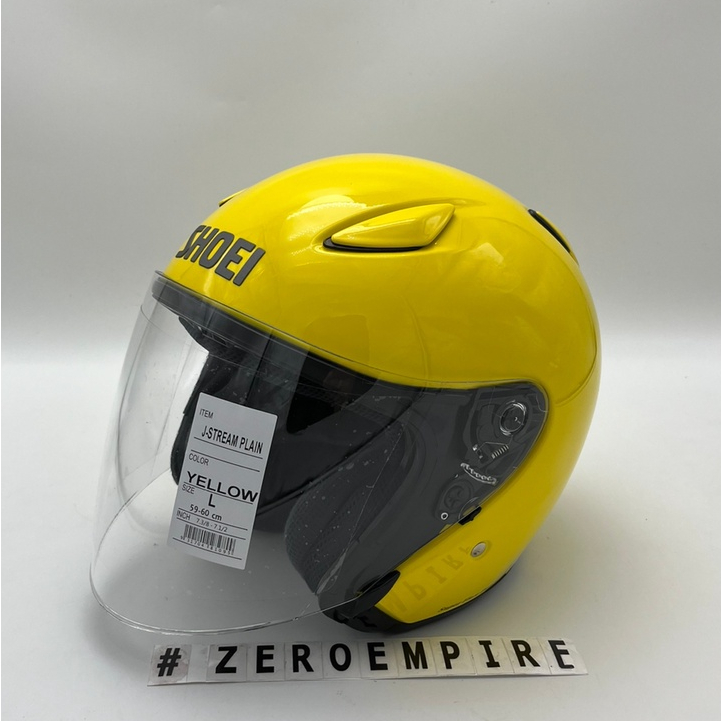 HELMET SHOEI J STREAM PLAIN SILVER / PEARL GREY / BLACK / MAROON ...