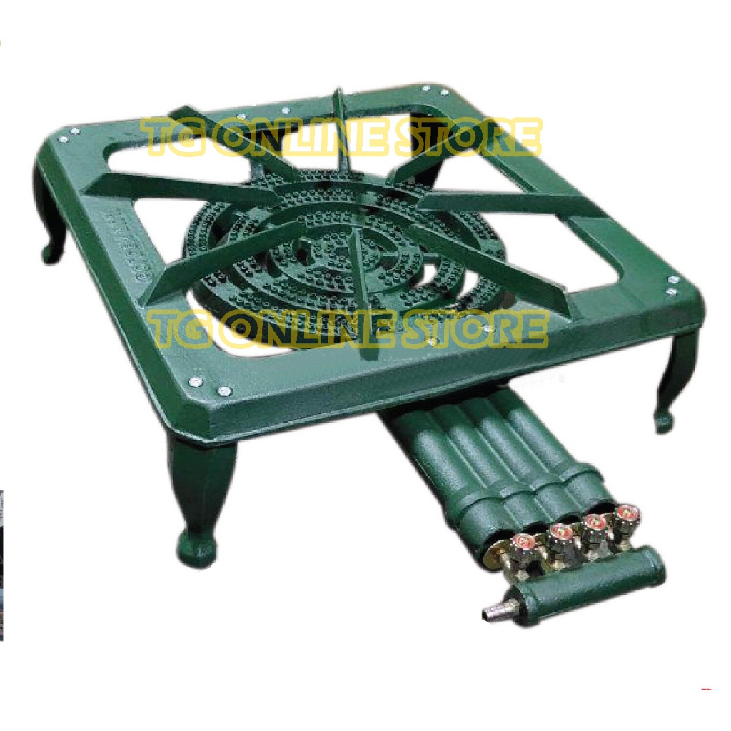 C-50 LPG Cast Iron / 4 Pipe High Pressure Gas Stove/ Cast Iron Bowl ...