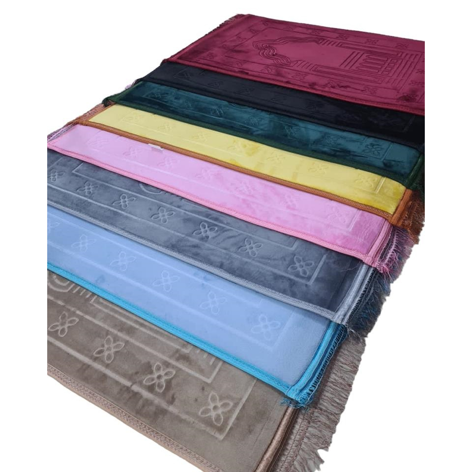 Sejadah Gebu Tebal Lembut murah - Sejadah Muka plain Prayer rag ...