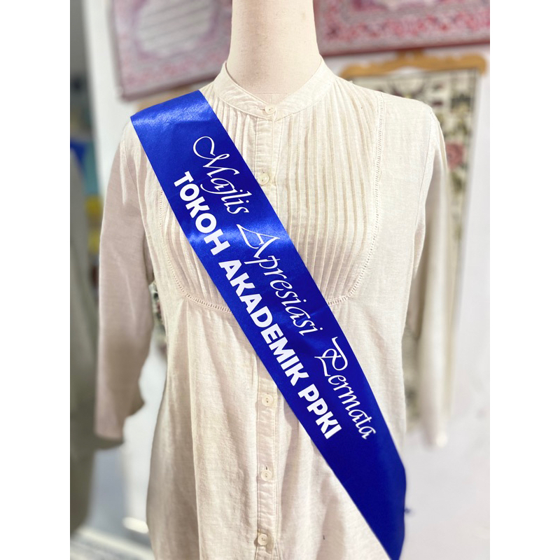 Custom Sash / Customise Sash / Customise Selempang / Selempang Custom ...