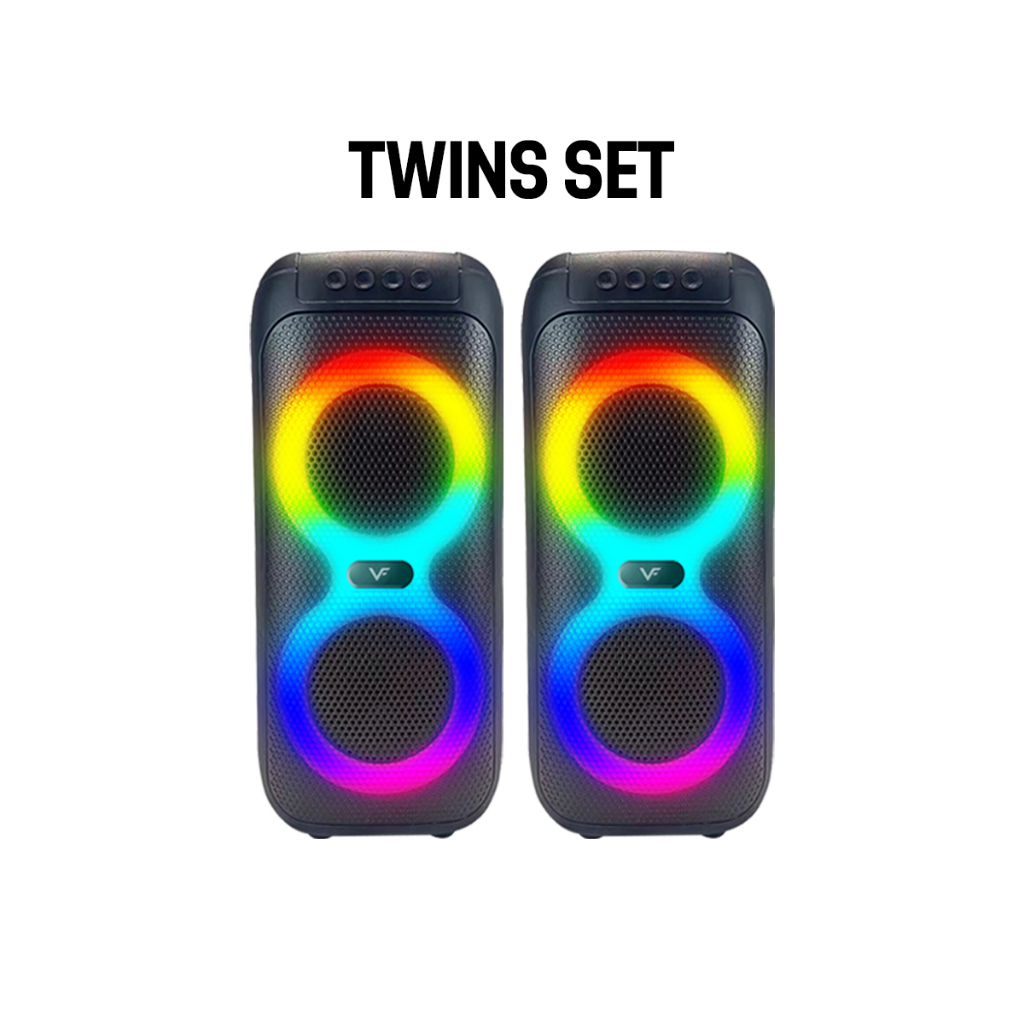 Vinnfier VF Tango 101 TWS Wireless Portable Bluetooth Speaker Wireless Mic Stereo Bass Super FM ...