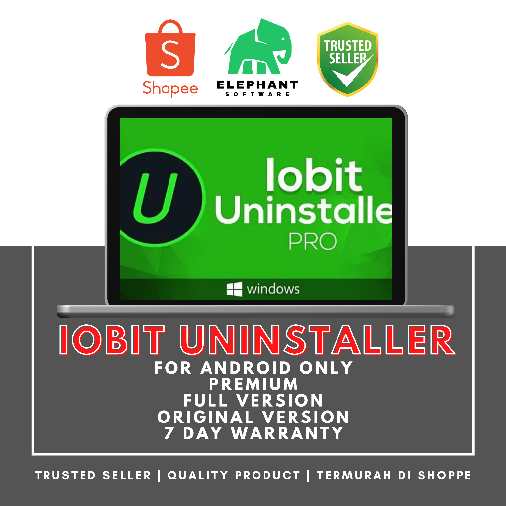IObit Uninstaller Premium Pro Full Version PC Software | Shopee Malaysia