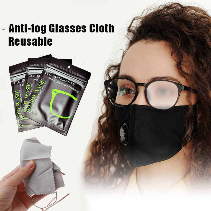 Eyeglasses Cleaning Wipe / Kain Cermin Mata / Reusable Anti-Fog Wipes ...